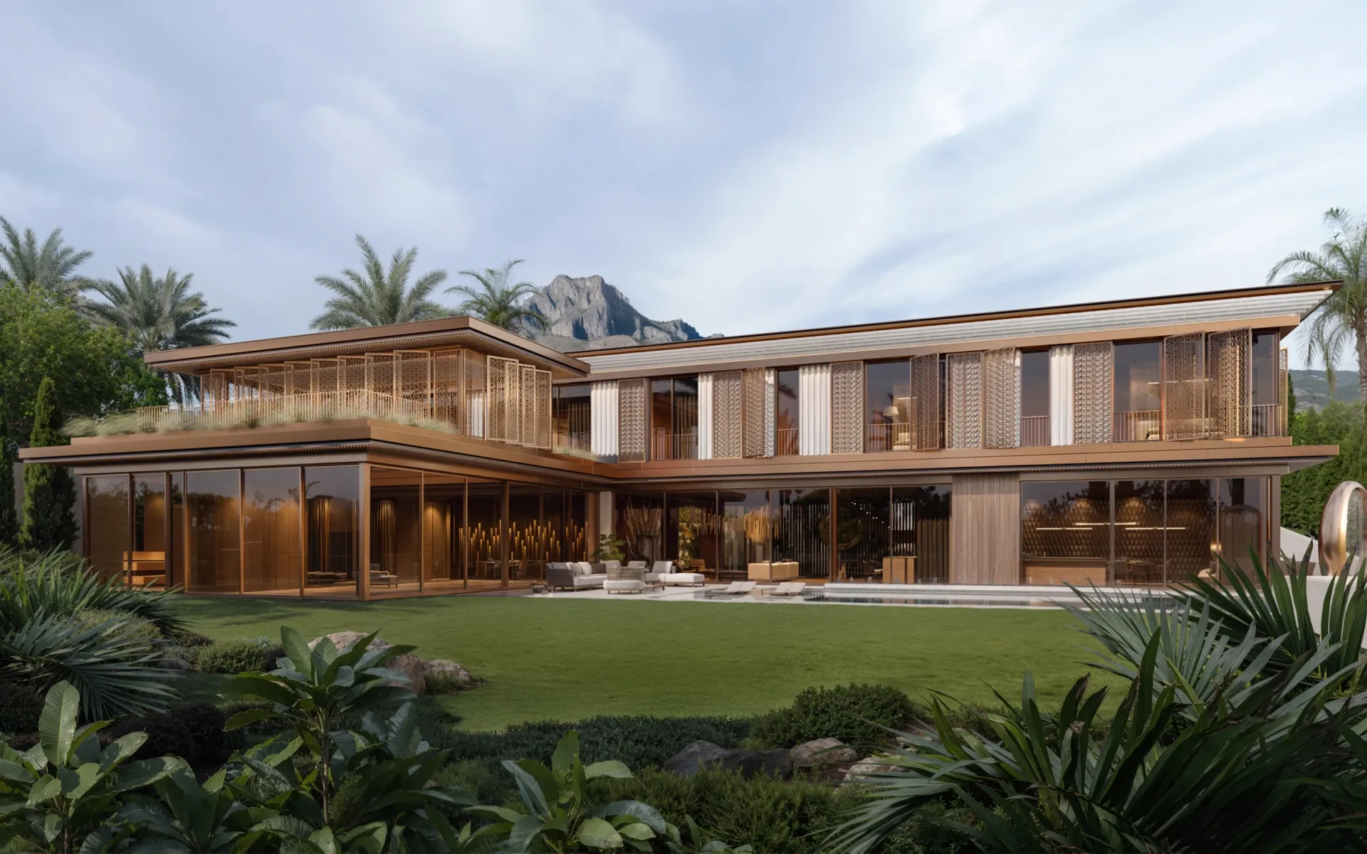 Luxury villa in Marbella: architectural design of a residence in the ...